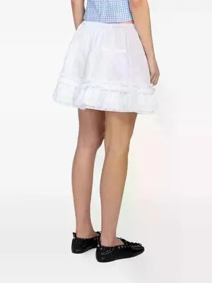 Sandy Liang Milanese Ruffled Tiered Skirt