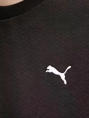 PUMA Logo-embroidered Drop-shoulder Sweater