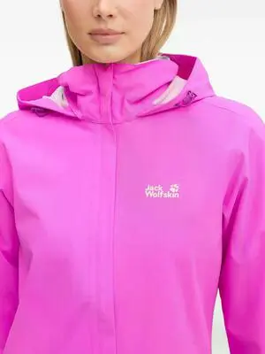 JACK WOLFSKIN Trailtime Hooded Rain Jacket