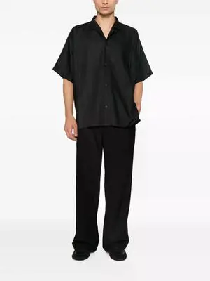 Issey Miyake Short-sleeve Notched-collar Shirt