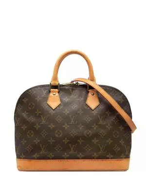 LOUIS VUITTON 1997 Monogram Alma Pm Handbag - Brown