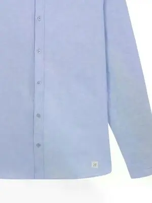 NOWADAYS Grandad-collar Linen Shirt