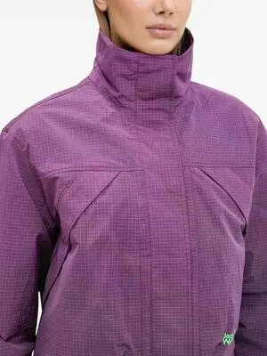 JACK WOLFSKIN Findi The Wild Logo-print Rain Jacket - Purple