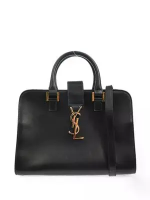 Saint Laurent 1990-2000s Baby Cabas Tote Bag - Black