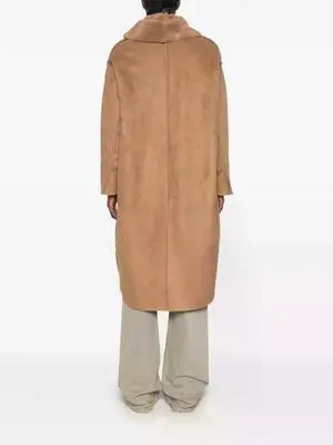 COLLECTION PRIVEE? Faux-shearling Oversized-collar Coat