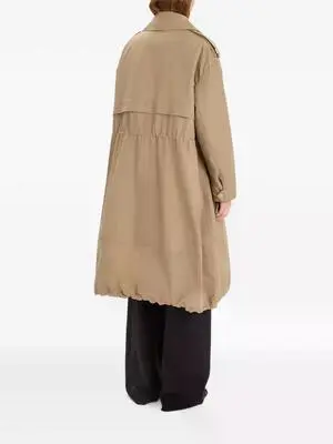 High Glisten Button-up Parka