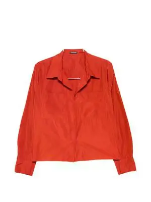 SUSANNE BOMMER Patch-pocket Shirt - Red