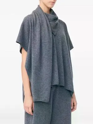 LISA YANG Asymmetrical Wrap-detail Cape