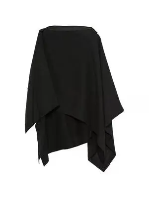 Issey Miyake Draped Asymmetric Neck Blouse