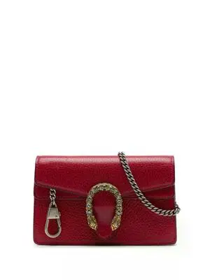 Gucci 2016-2026 Mini Calfskin Dionysus Crossbody Bag - Red