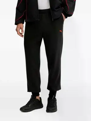 PUMA X F1 Logo-embroidered Side-stripe Track Pants - Black