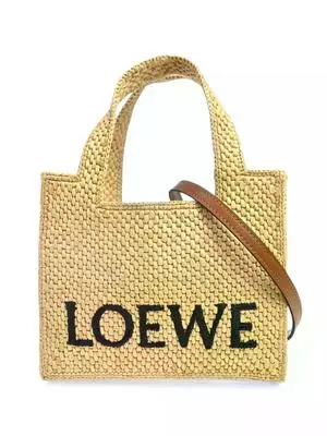 Loewe 1990-2000s Mini Logo-embroidered Tote Bag
