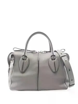 TOD'S 2000s D-styling Two-way Tote Bag - Grey