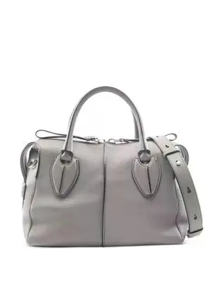 TOD'S 2000s D-styling Two-way Tote Bag - Grey
