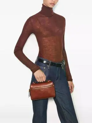 Tory Burch Romy Snake-embossed Shoulder Bag