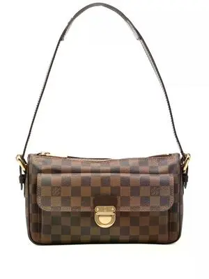 LOUIS VUITTON 2010 Damier Ebene Ravello Gm Satchel - Brown