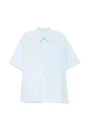 Issey Miyake Short-sleeve Chest-pocket Shirt - Blue