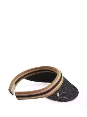 Helen Kaminski Bianca 8 Striped Woven Visor