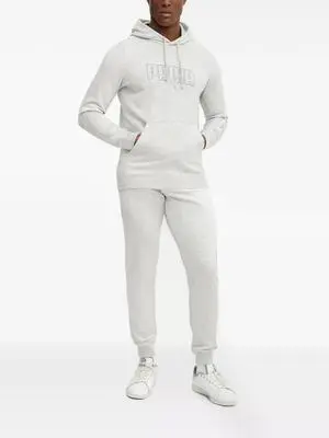 PUMA Logo-embroidered Hoodie - Grey