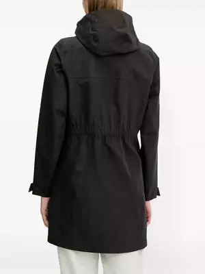 JACK WOLFSKIN Terraview Hooded Logo-print Coat