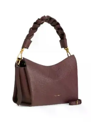 COCCINELLE Small Boheme Braided-handle Leather Tote Bag