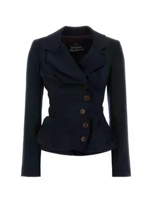 VIVIENNE WESTWOOD Drunken Asymmetric Jacket - Blue