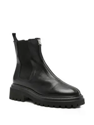 HALMANERA Rue28 Front-zip Ankle Boots