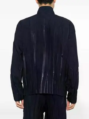 Issey Miyake Pleated-design Jacket