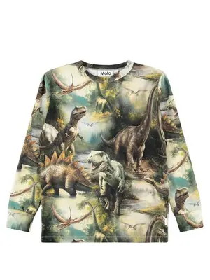 MOLO T-shirt Long Sleeves "rill - Green
