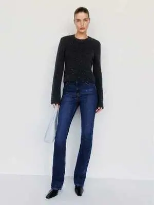 REFORMATION Ashley Regenerative Wool Crew Sweater Sheep
