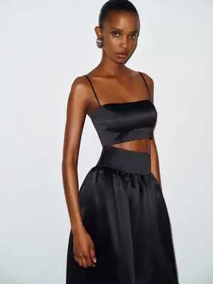 REFORMATION Landon Two Piece - Black