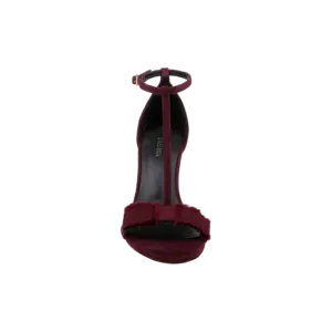 L'Agence Lerner Suede Stiletto Sandal - Deep Port