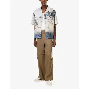 1886 Japanese Bay Printed Satin Shirt
