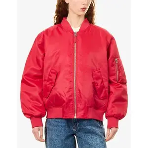 ANINE BING Leon Woven Bomber Jacket