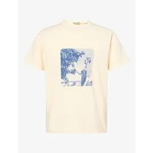 JW Anderson Picking Fruit Cotton T-shirt - Ecru