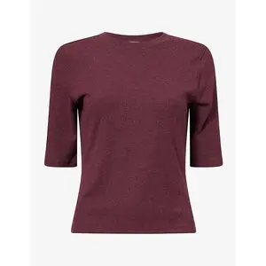 FRAME The Rib Crew Modal-jersey T-shirt