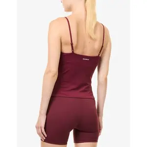 ADANOLA Logo-print Stretch-jersey Tank Top