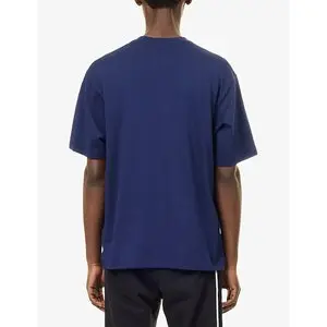 A BATHING APE X Disney Donald Duck College Cotton T-shirt - Navy