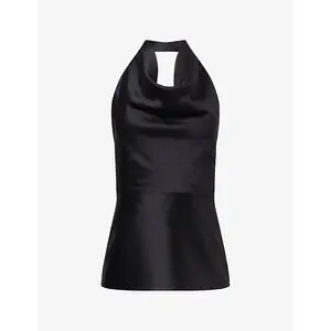 Camilla And Marc Sona Halterneck Wool-and-silk Top