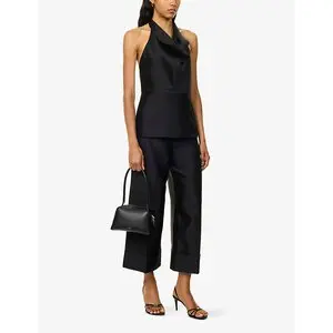 Camilla And Marc Sona Halterneck Wool-and-silk Top