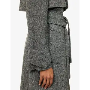 Camilla And Marc Cinder Belted Wool-blend Coat