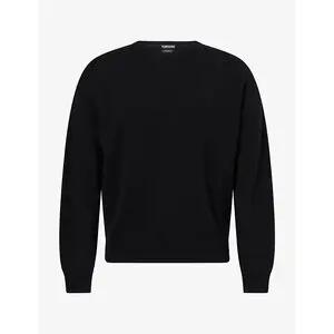 TOM FORD Crew-neck Knitted Cashmere Jumper - Black
