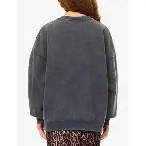 ANINE BING Miles Oversized Cotton-jersey Sweatshirt