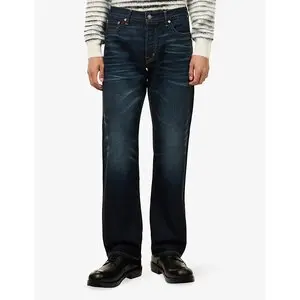 TOM FORD Selvedge Straight-leg Cotton-blend Jeans