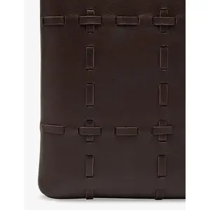 Whistles Whipstitch Leather Phone Bag