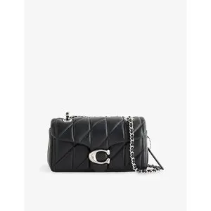 COACH Tabby 20 Quilted Leather Shoulder Bag - Black
