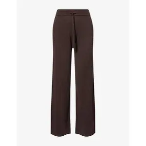 ADANOLA Straight-leg Knitted Trousers - Coffee Bean