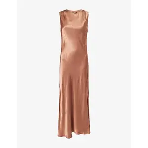 Rails Mira Sleeveless Satin Maxi Dress