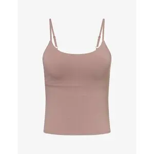 ADANOLA Logo-print Stretch-jersey Tank Top
