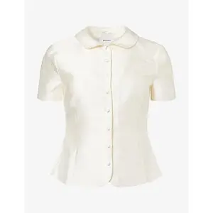 REFORMATION Haleykate Short-sleeve Woven Top